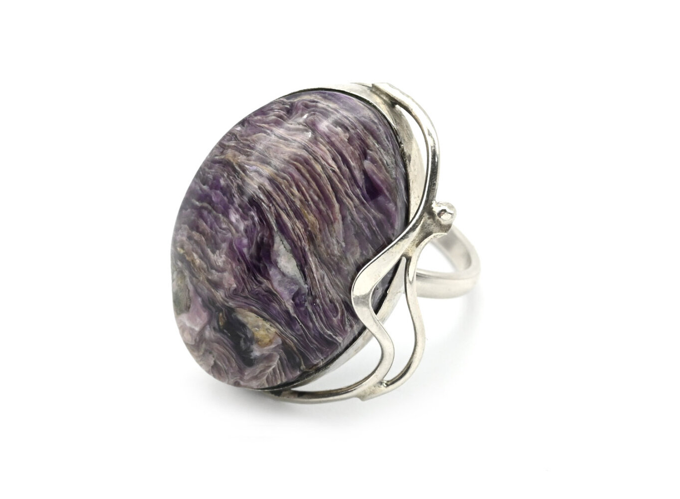 Кольцо, чароит