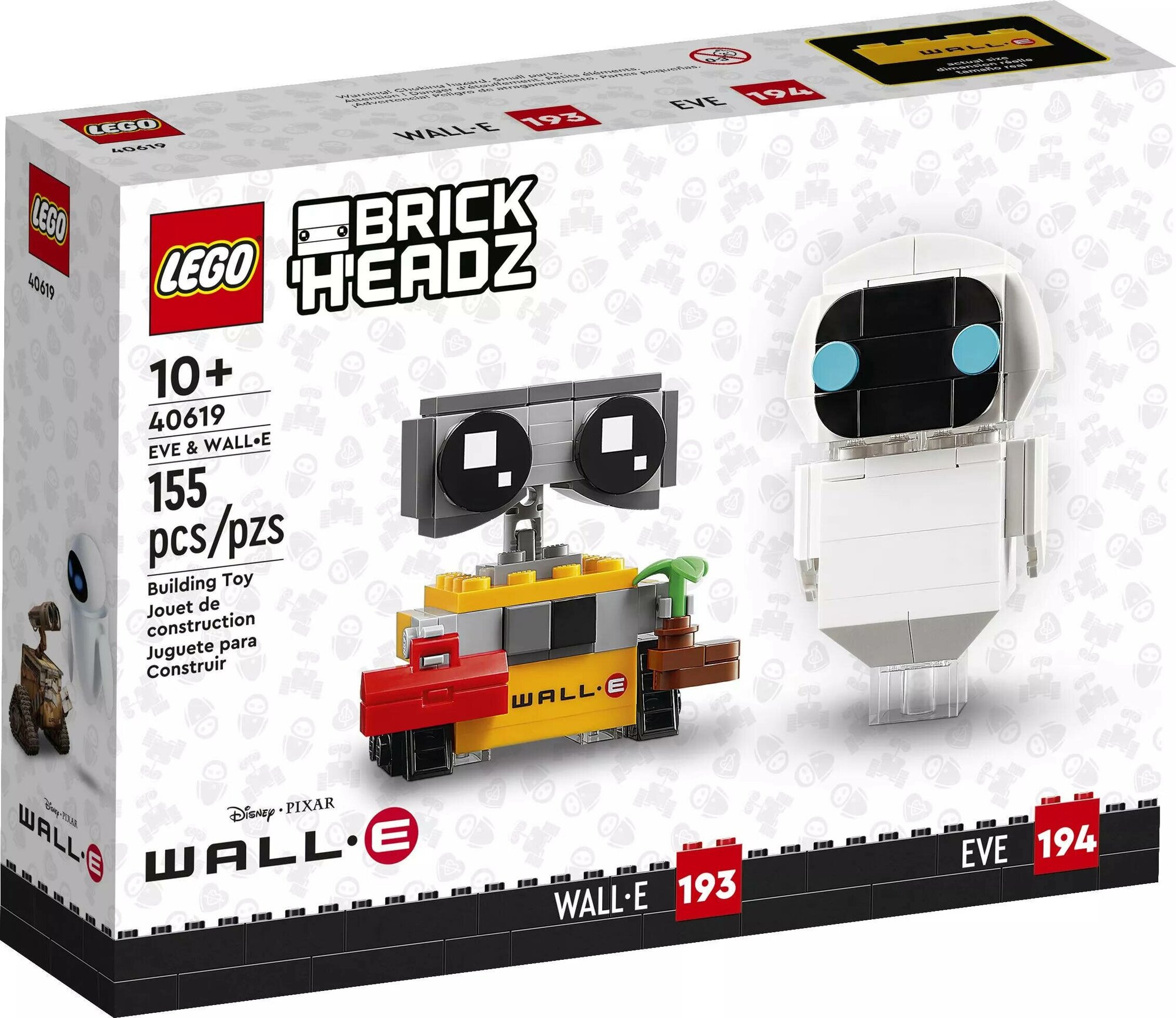 Lego 40619 BrickHeadz ЕВА И валл-и