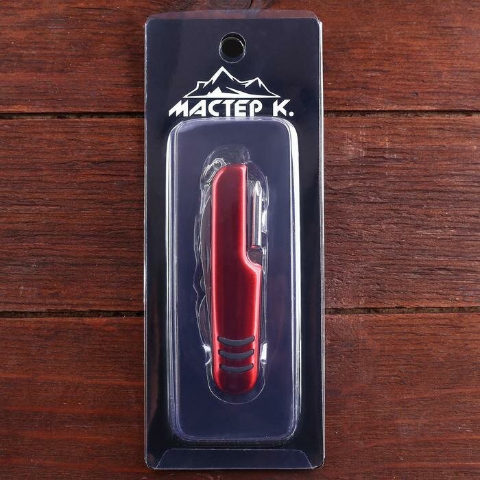 Нож швейцарский "Упуаут", 11в1, красный, снаряжение для туризма, для охоты