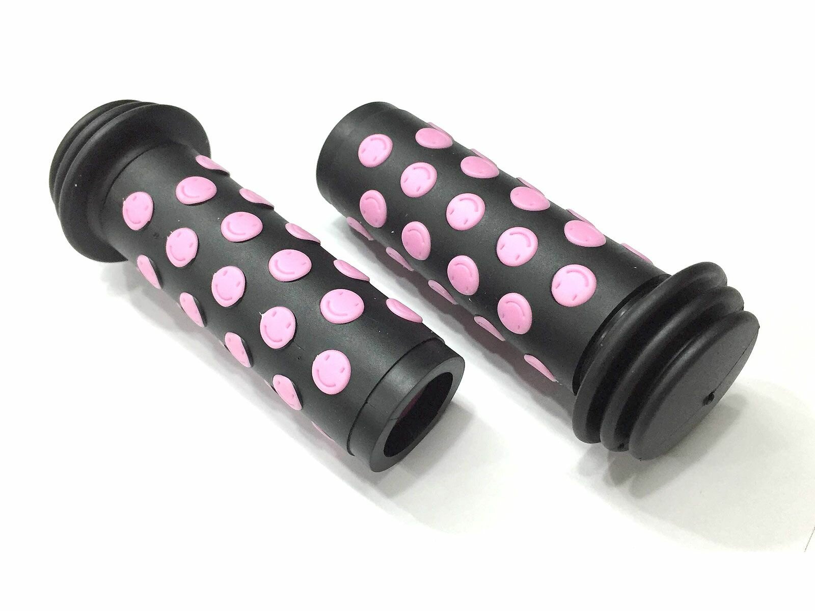 Грипсы для детского велосипеда Author Junior R20 Черно-розовые. Длина 102мм.