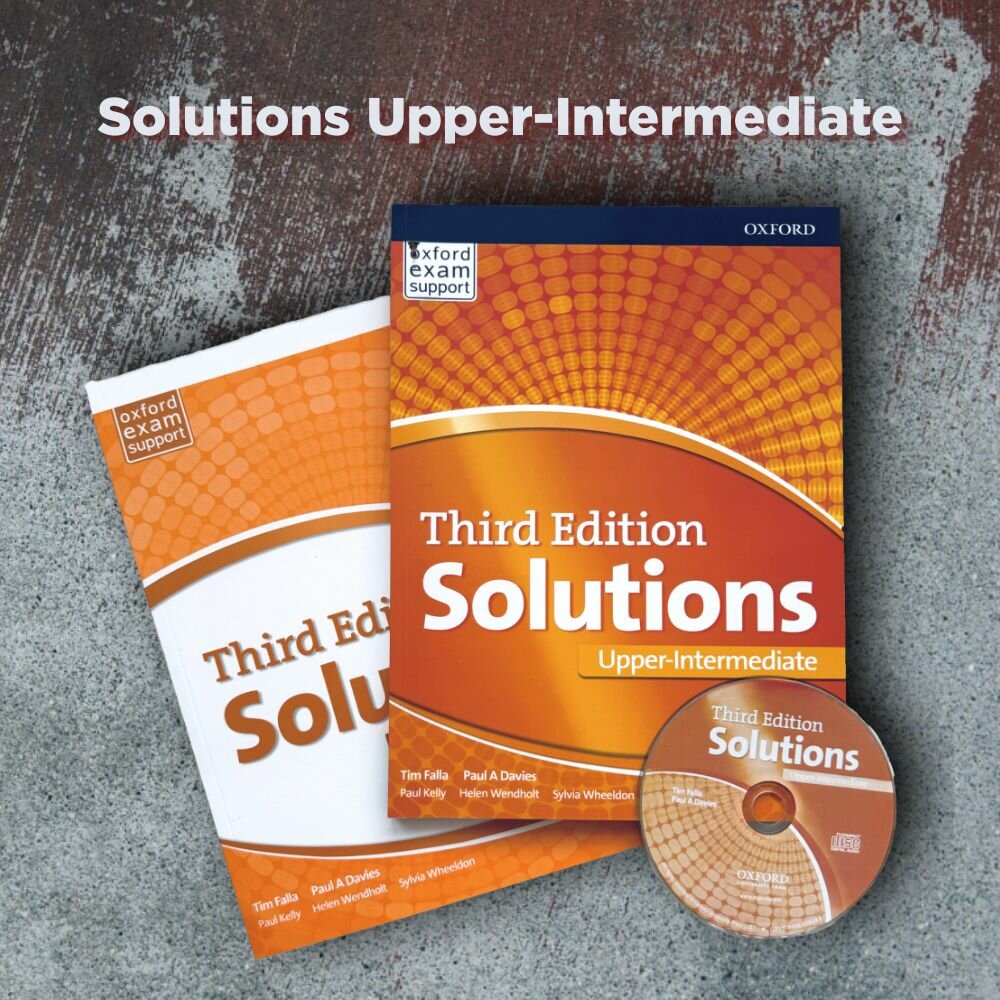 Solutions Upper-Intermediate. Student's Book+Workbook+CD
