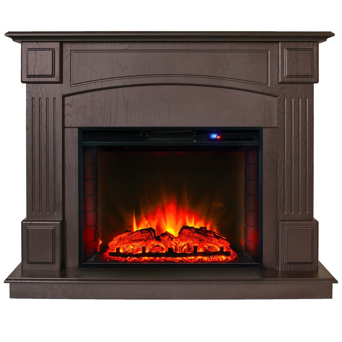 Электрокамин RealFlame Carolina DN c очагом Sparta 25.5, обогрев, звуковые эффекты