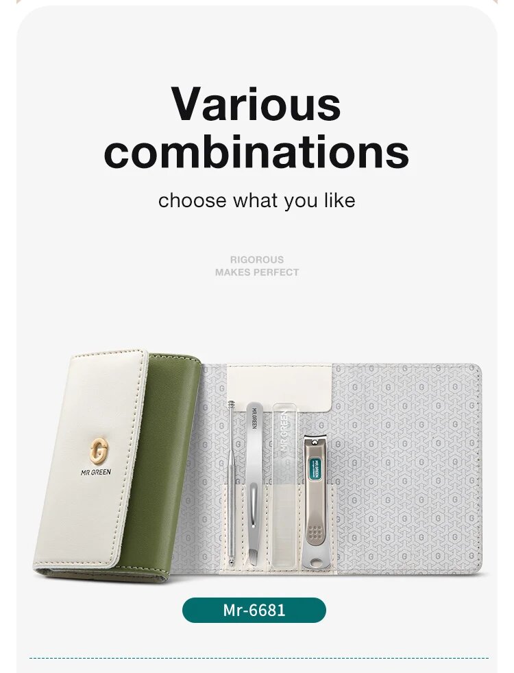 Маникюрный Набор Mr.Green, На 4 Предмета, Футляр Из Искусственной Кожи