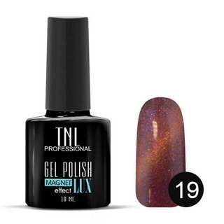 TNL Professional Гель-лак - magnet lux № 19 - темно-коралловый с блестками (10 мл.)
