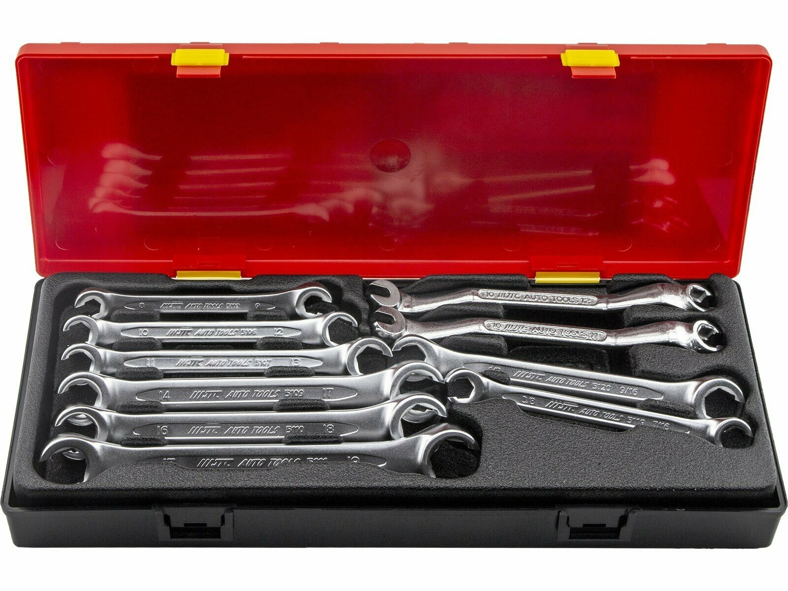 JTC-K6102 Набор ключей разрезных евро-типа (в кейсе) 10пр.