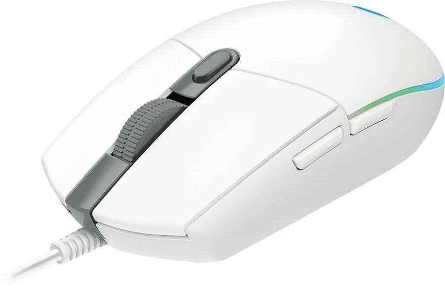 Мышь LOGITECH G102 LIGHTSYNC, белый