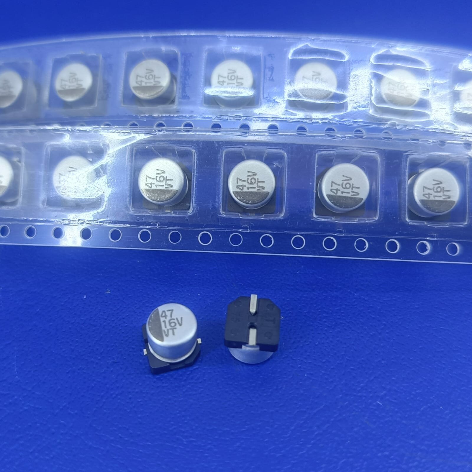 20 штук SMD конденсатор 47 мкФ 16V d6,3h5