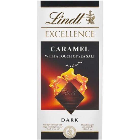Шоколад Lindt Excellence темный с морской солью и карамелью 100 г