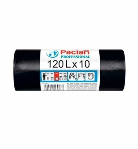Мешки для мусора 120 л 10 шт черные PROFESSIONAL