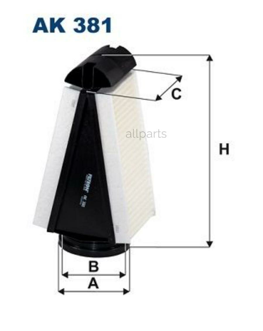 FILTRON AK381 Фильтр масляный