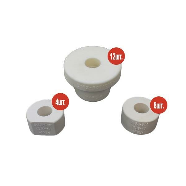 РК Подушек крепления кузова к раме УАЗ Хантер (к-т 24 шт. полиуретан) ПТП