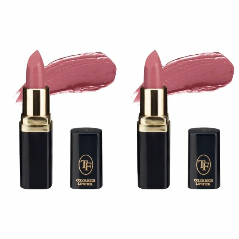 TF cosmetics Помада Color Rich Lipstick, тон 09 розовая нежность, 2шт