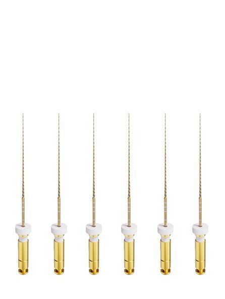 ЯMG3 Gold, 31мм, размер 02/16, стерильные машинные файлы, никель-титан, 6 шт.