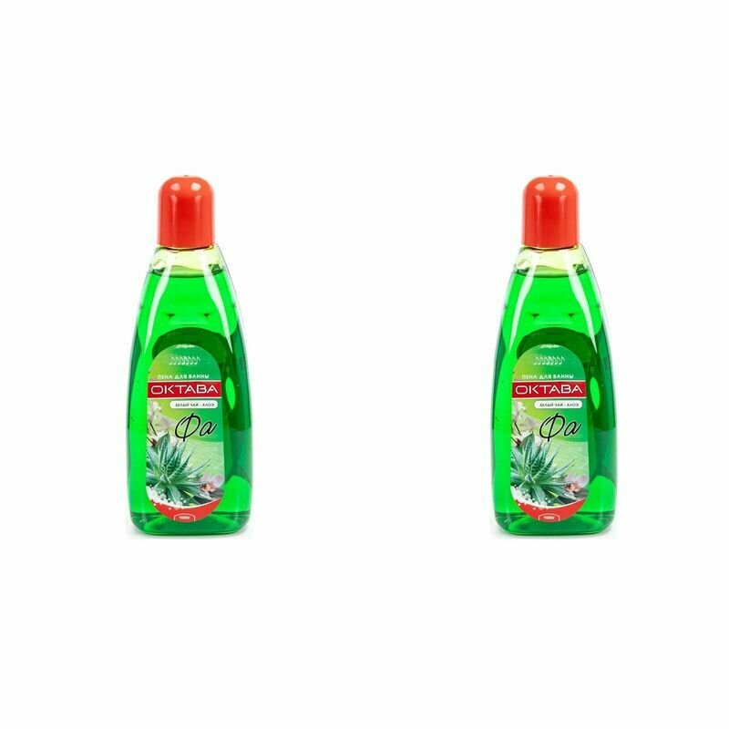 Октава Пена для ванны, белый чай, 1000 мл, 2 шт