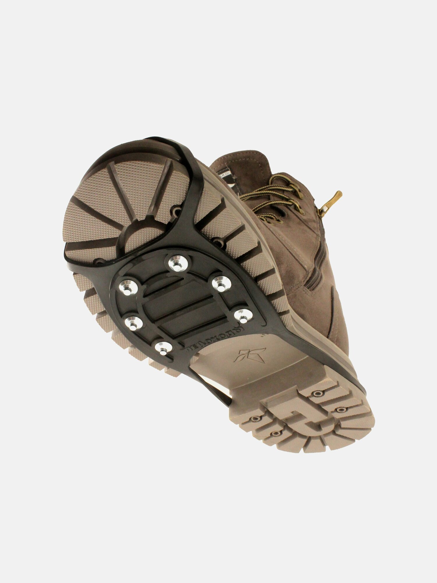 Ледоступы, с шипами, универсальные, городские, резина, 35-45, чёрные