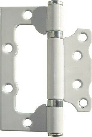 Петля дверная бабочка накладная 100 мм STARFIX белая 20 штук SMP-64777-20