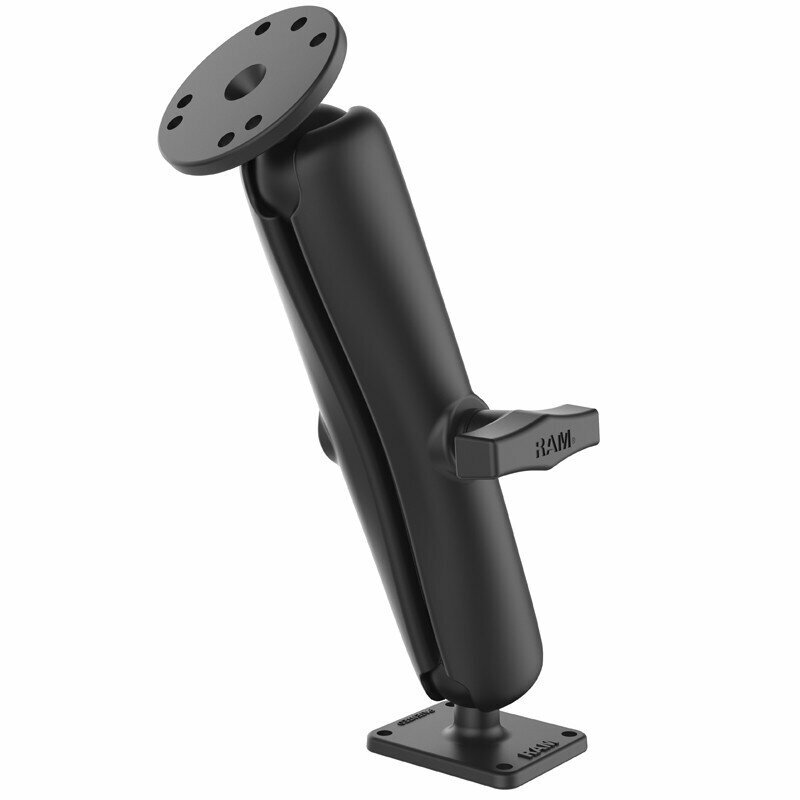 RAM-101U-D-DEN1 RAM шары 38 мм (1,5") с круглым и прямоугольным 51х64 мм основаниями, муфта 230 мм