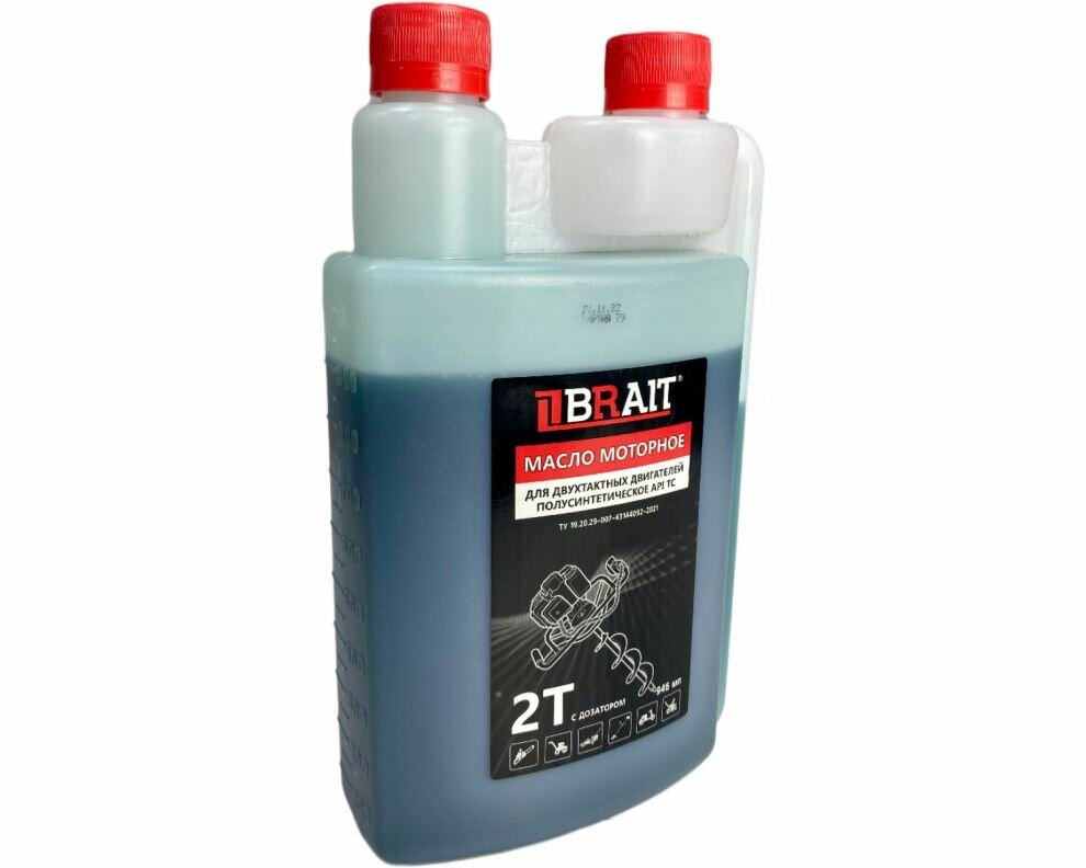 Присадка BRAIT 2-Т API TС полусинтетическое 1л с дозатором