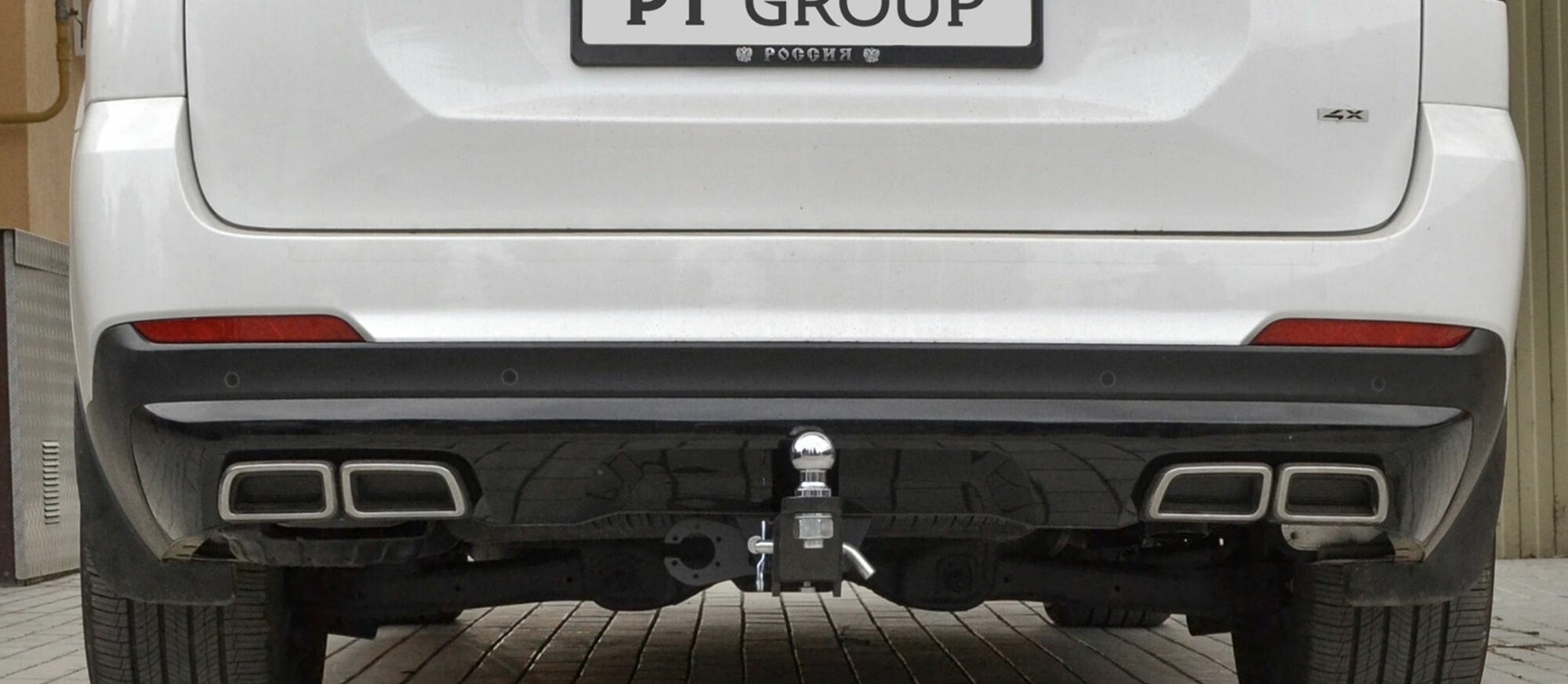 Фаркоп PT GROUP /съемный квадрат/ KIA Mohave 2020- (паспорт и сертификат в комплекте)(без электрики) арт. KMH-20-991122.00
