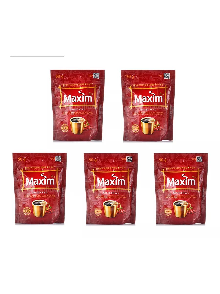 Кофе Максим 5шт по 50гр растворимый / Maxim