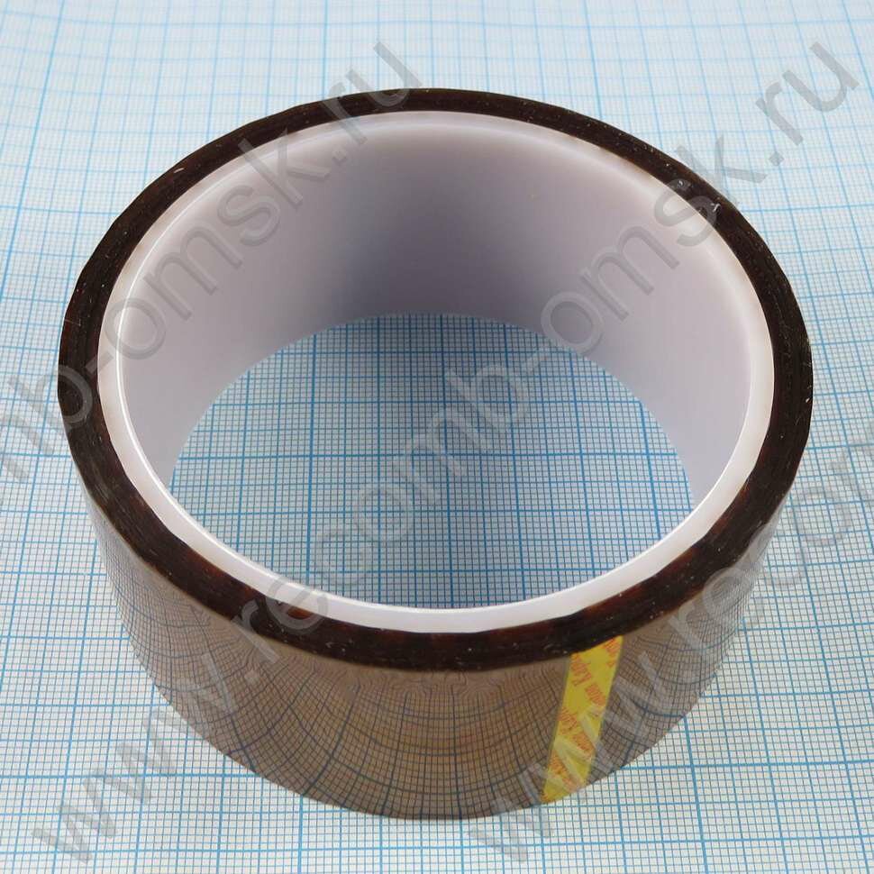 Термостойкий скотч 40мм x 30м для защиты элементов при пайке