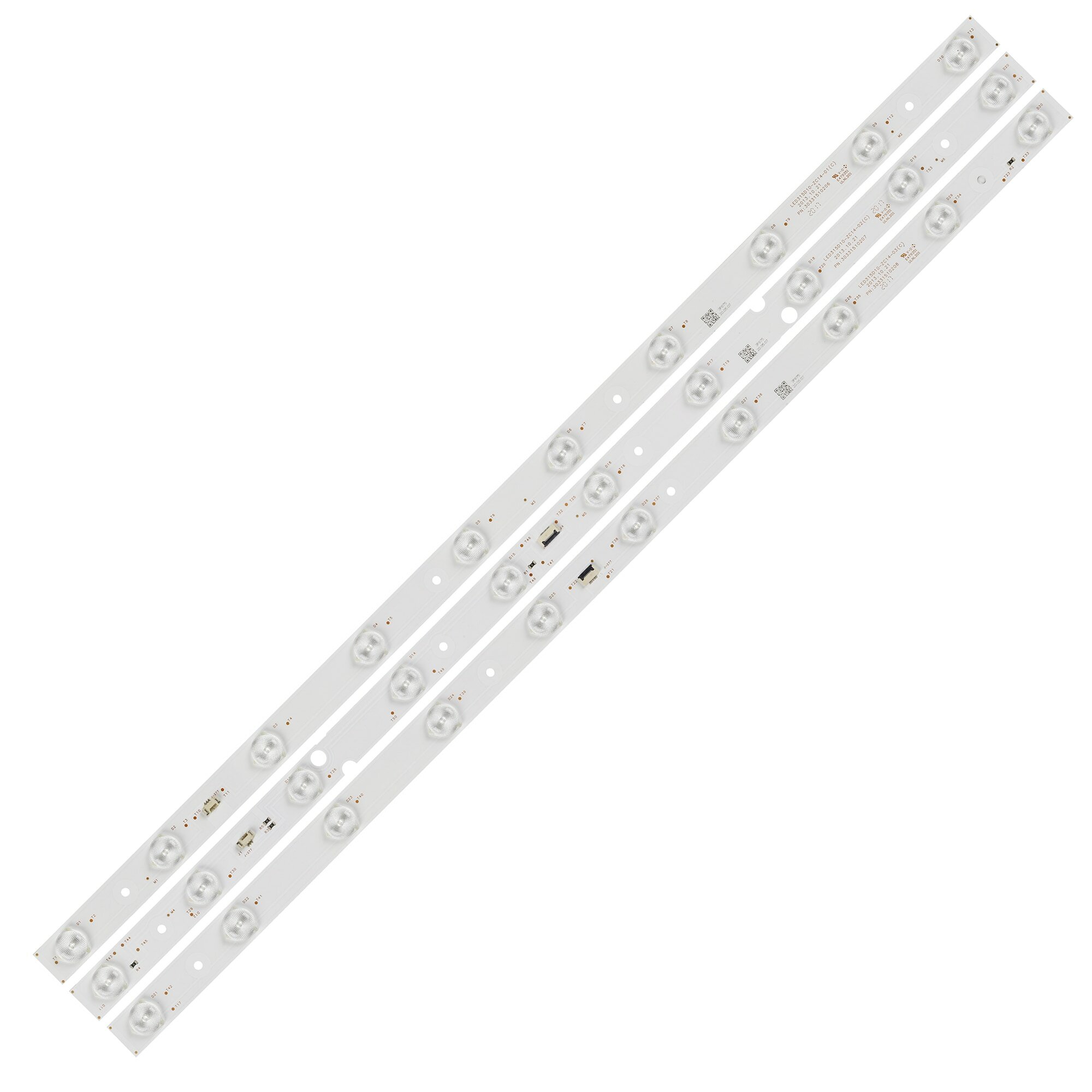Подсветка LED315D10-ZC14-03(D) 02 01 для ТВ Mystery MTV-3229LTA2 MTV-3228LT2 MTV-3228LTA2 MTV-3223LW / Haier LE32M600 / JVC LT-32M345 (комплект 3шт)