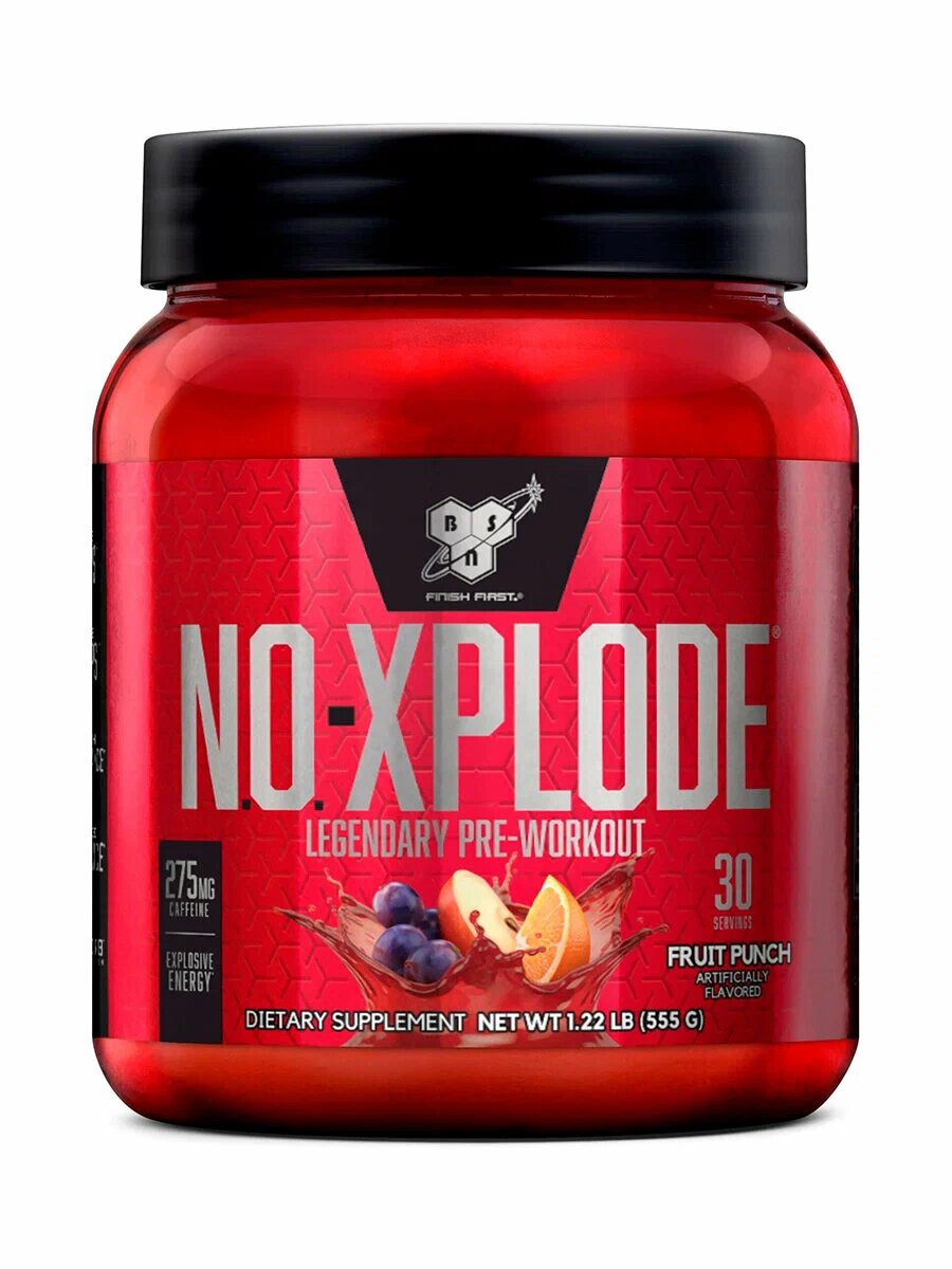 Предтренировочный комплекс BSN N. O.-Xplode фруктовый пунш 555 г