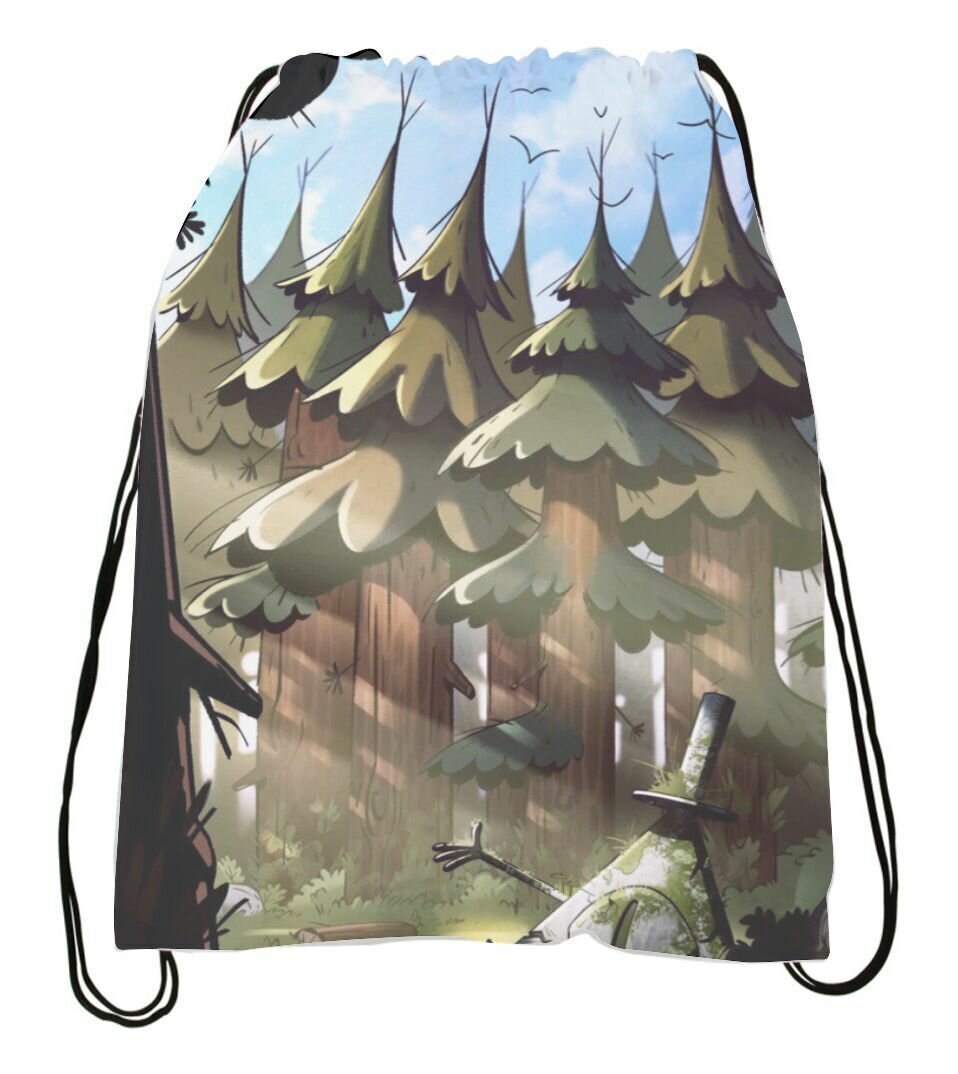 Сумка-мешок Mewni-Shop с принтом "Гравити Фолз" - 4