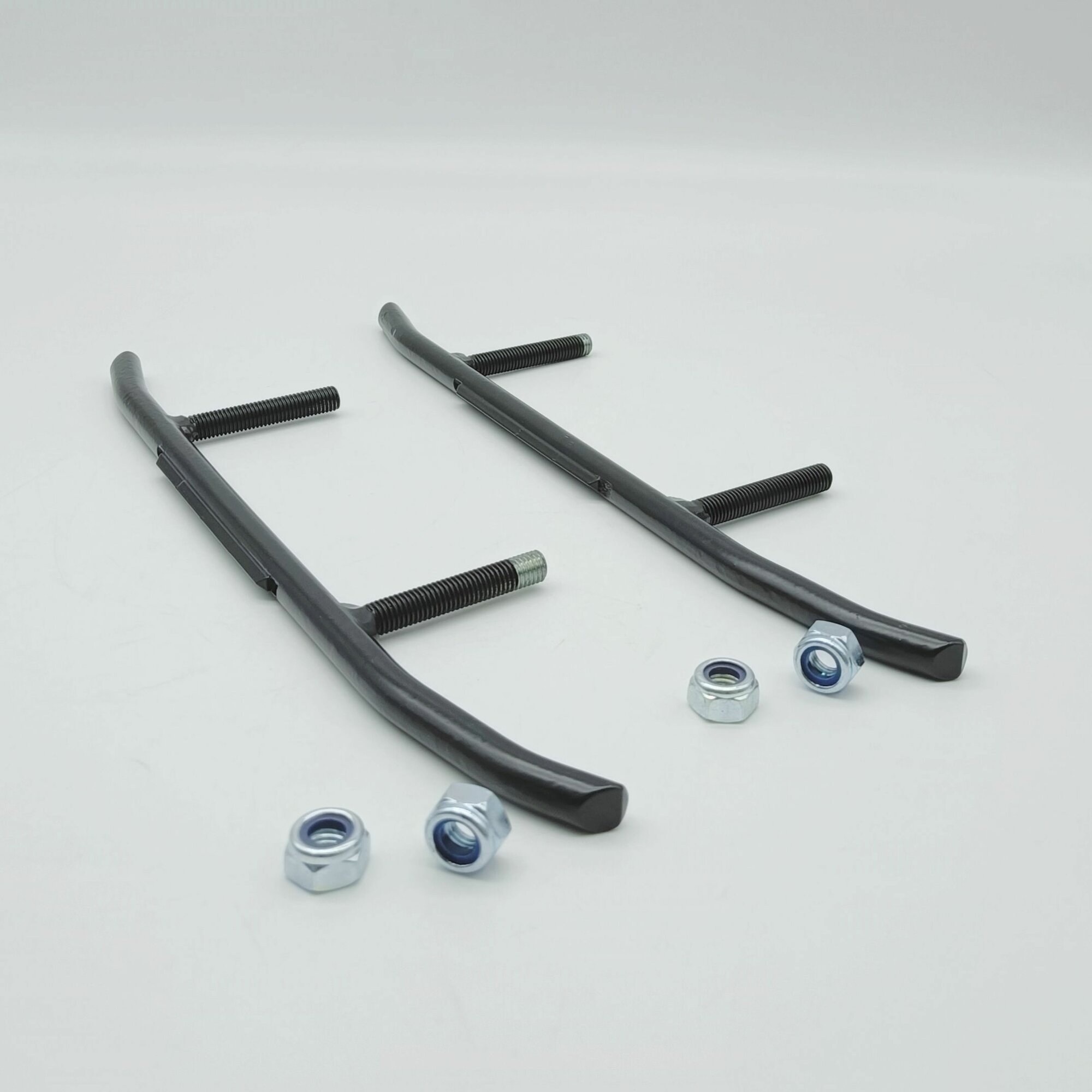 Коньки для лыж снегохода BRP (Ski-Doo, Lynx) с твердосплавными заостренными вставками (комплект 2 шт