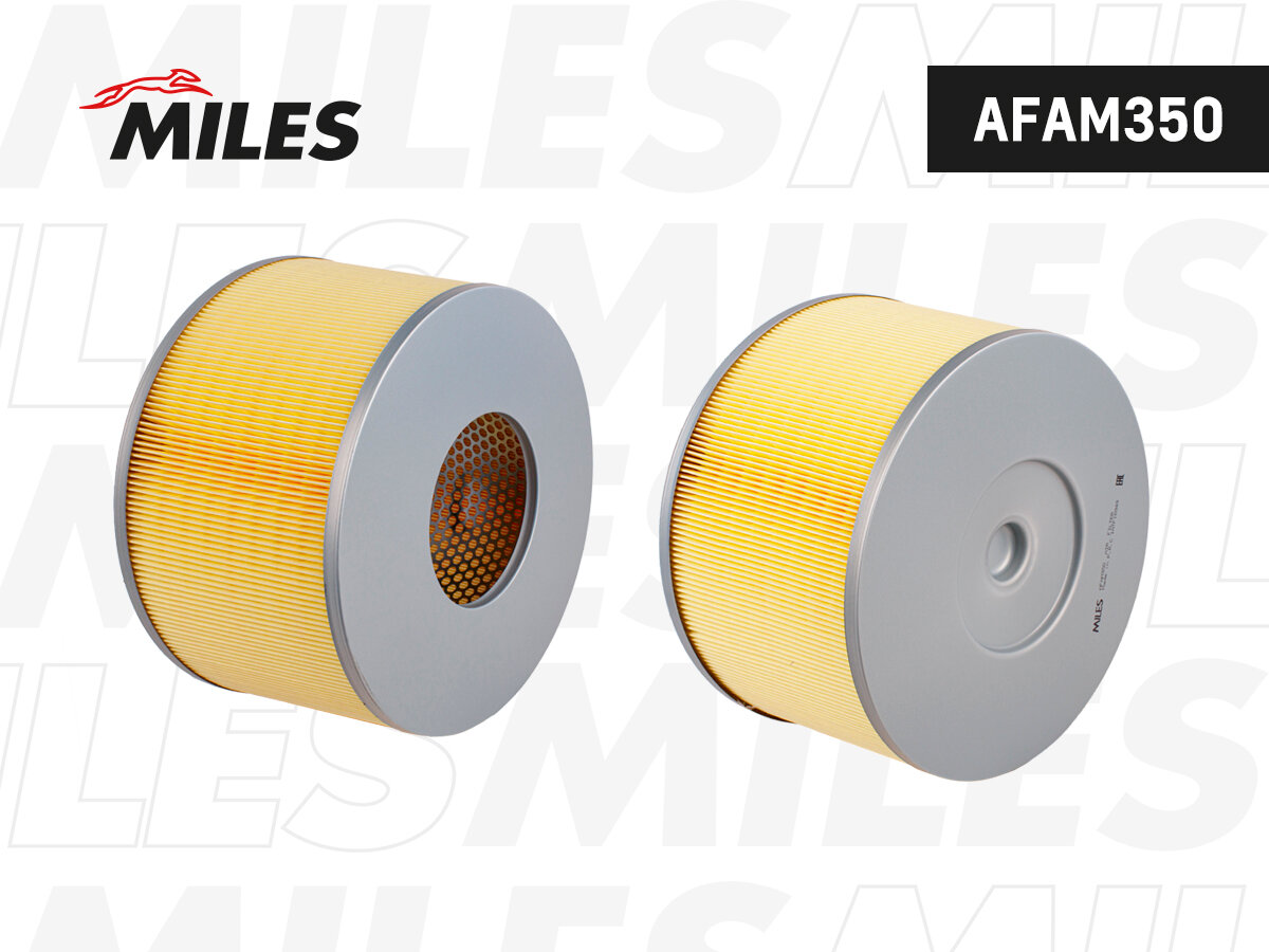 Фильтр воздушный MILES AFAM350 TOYOTA LAND CRUISER 100 4.2TD