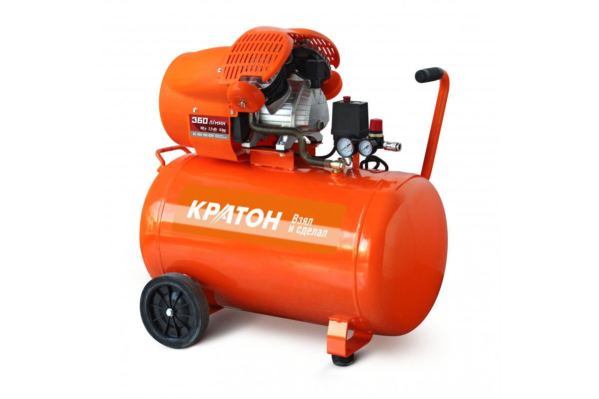 Компрессор с прямой передачей Кратон AC-360-100-DDV, 3 01 01 037