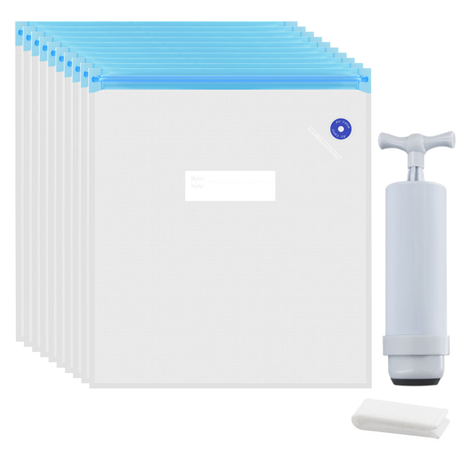 Вакуумные пакеты для 3D-принтера: 5 мешков + ручной насос + зажим для герметизации хранения филамента