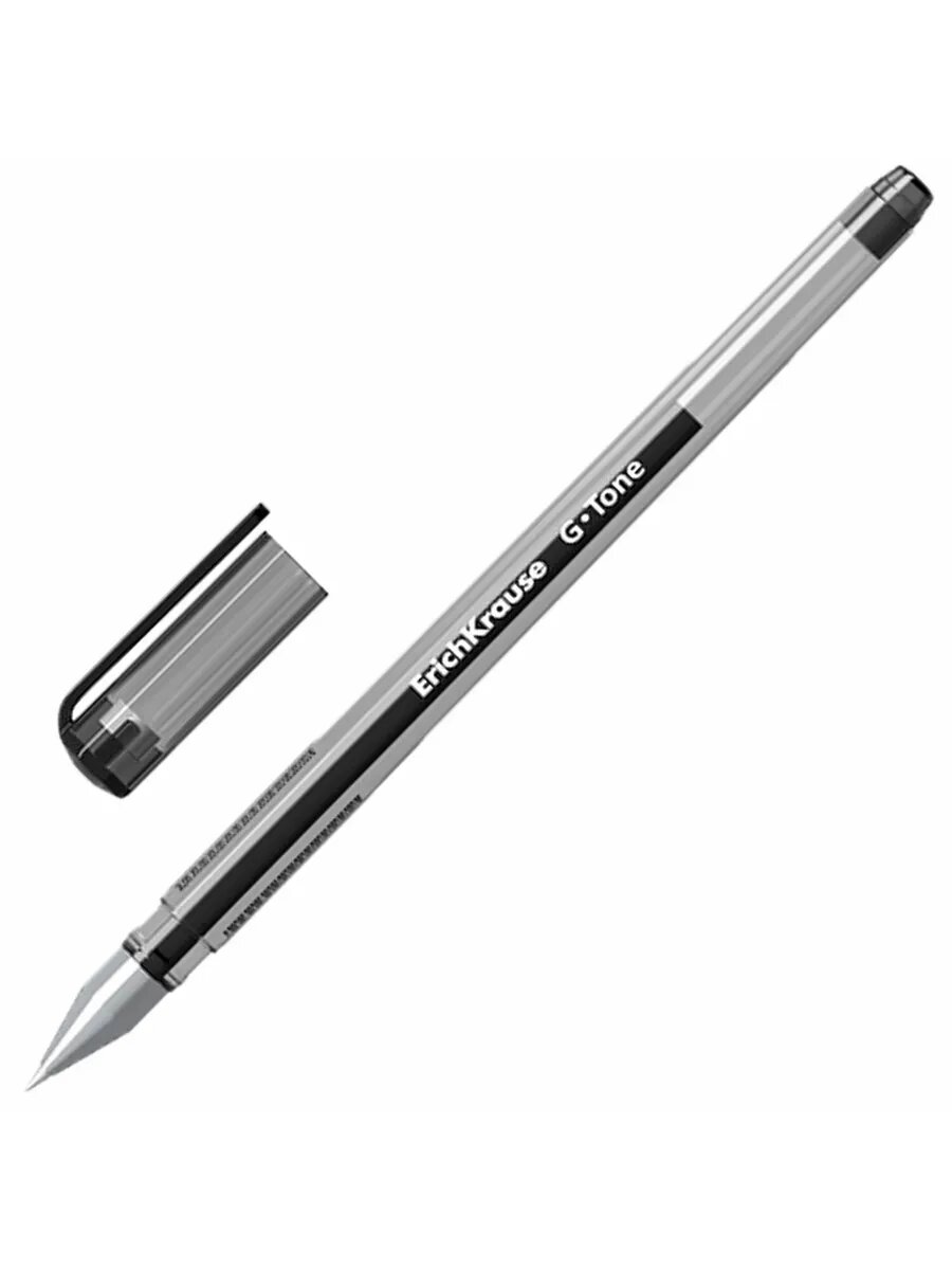 Ручка гелевая черная 0,4 мм 2 шт.