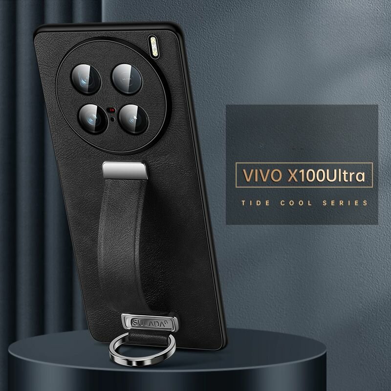 SULADA Роскошное коже чехол для Vivo X100 Ultra (VIVO X100 Ультра) Нескользящий и удобный