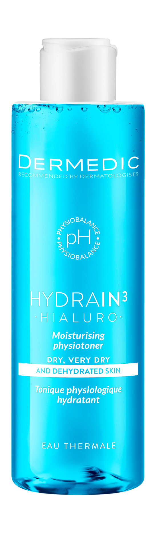 DERMEDIC Тоник для лица увлажняющий Hydrain3 Hialuro, 200 мл