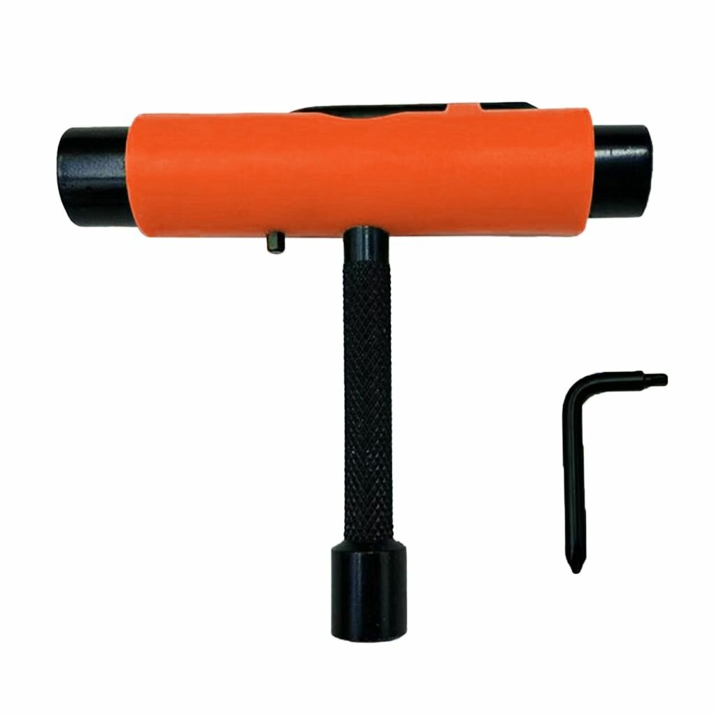 Универсальные инструменты для скейтборда Портативный аксессуар T с шестигранным ключом и отверткой головкой L-образного типа