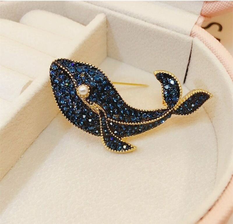 Брошь, кристалл, стекло, стразы