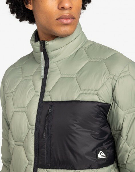 Куртка горнолыжная Quiksilver Весна-лето 2024, размер S, зеленый — фото 1
