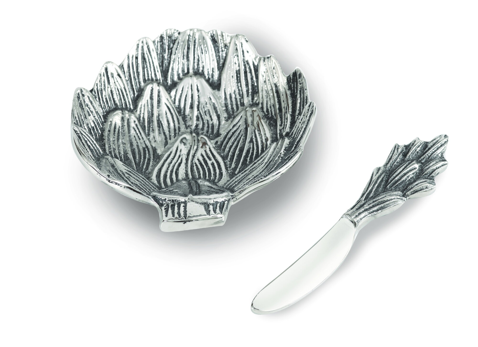 Блюдо Артишок, Металл