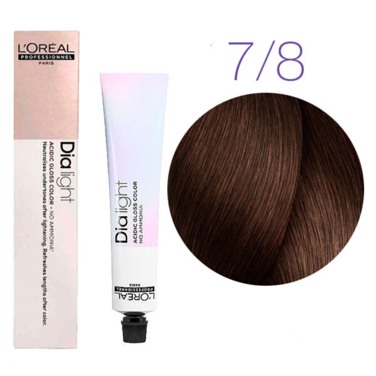 L'Oreal Professionnel Dia Light 7.8 блондин мокка 50 мл
