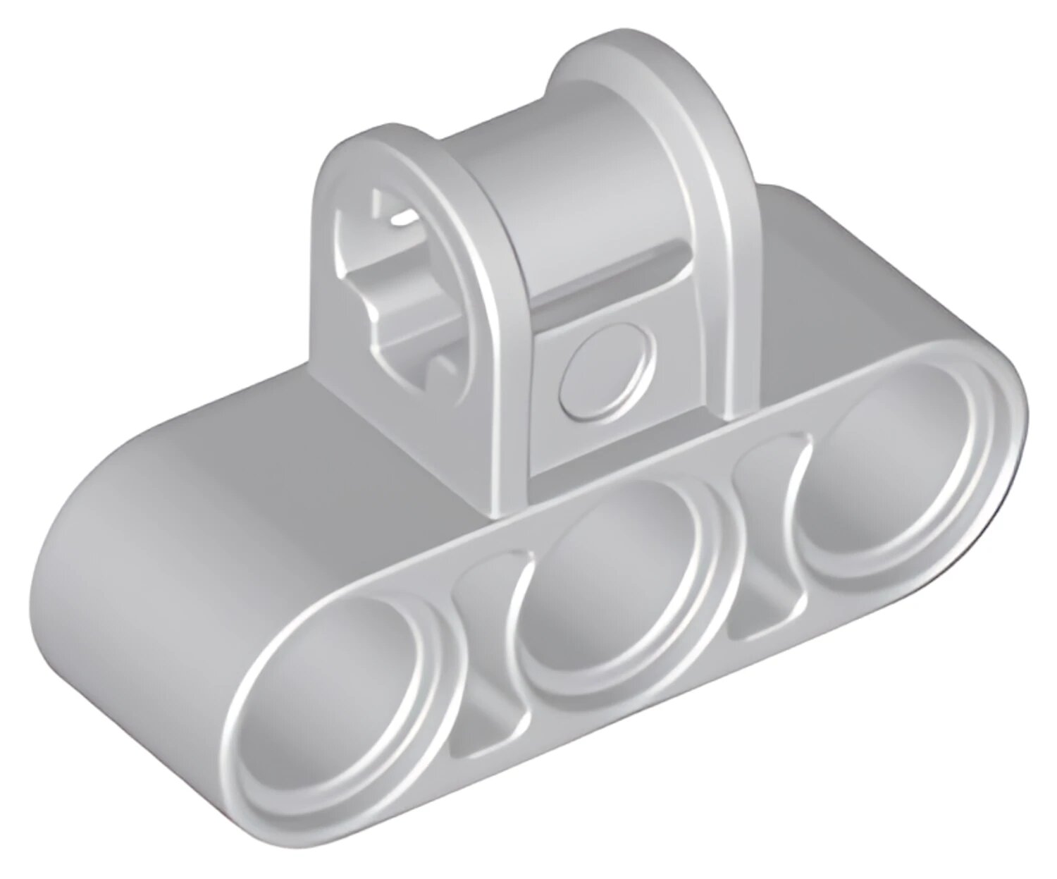 Деталь LEGO Technic, Axle and Pin Connector Perpendicular Triple 63869 Light Bluish Gray N