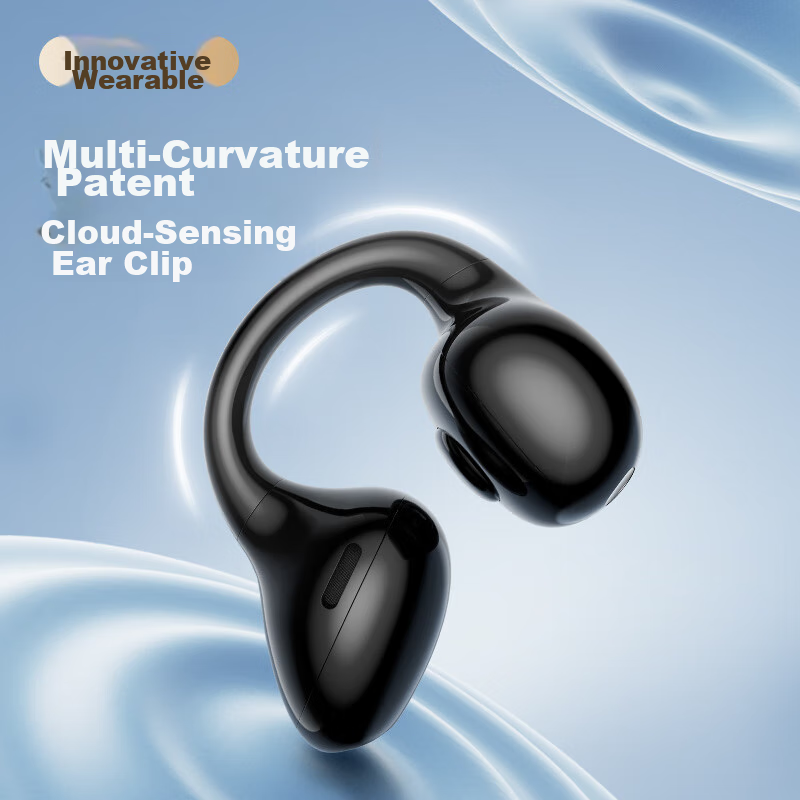 Беспроводные наушники Edifier Lolli Clip Bluetooth Headphones, цвет Obsidian black