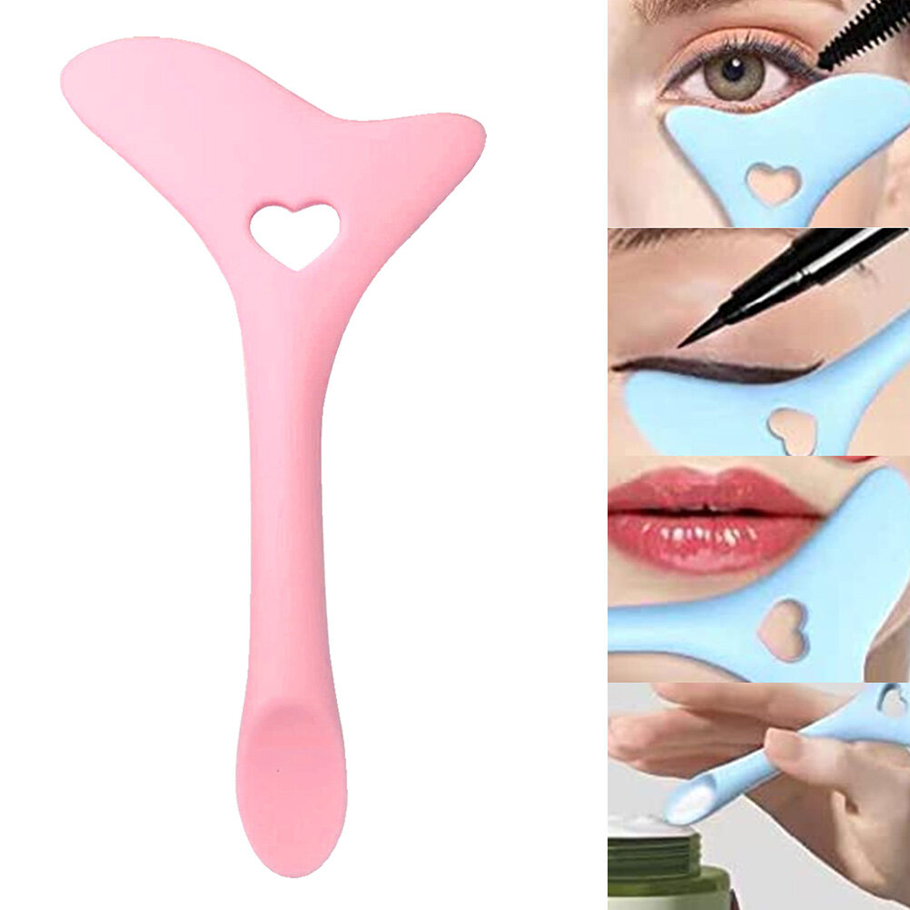 Силиконовые трафареты для подводки для глаз, многоразовая помощь для подводки для глаз, инструмент для рисования туши, крыла