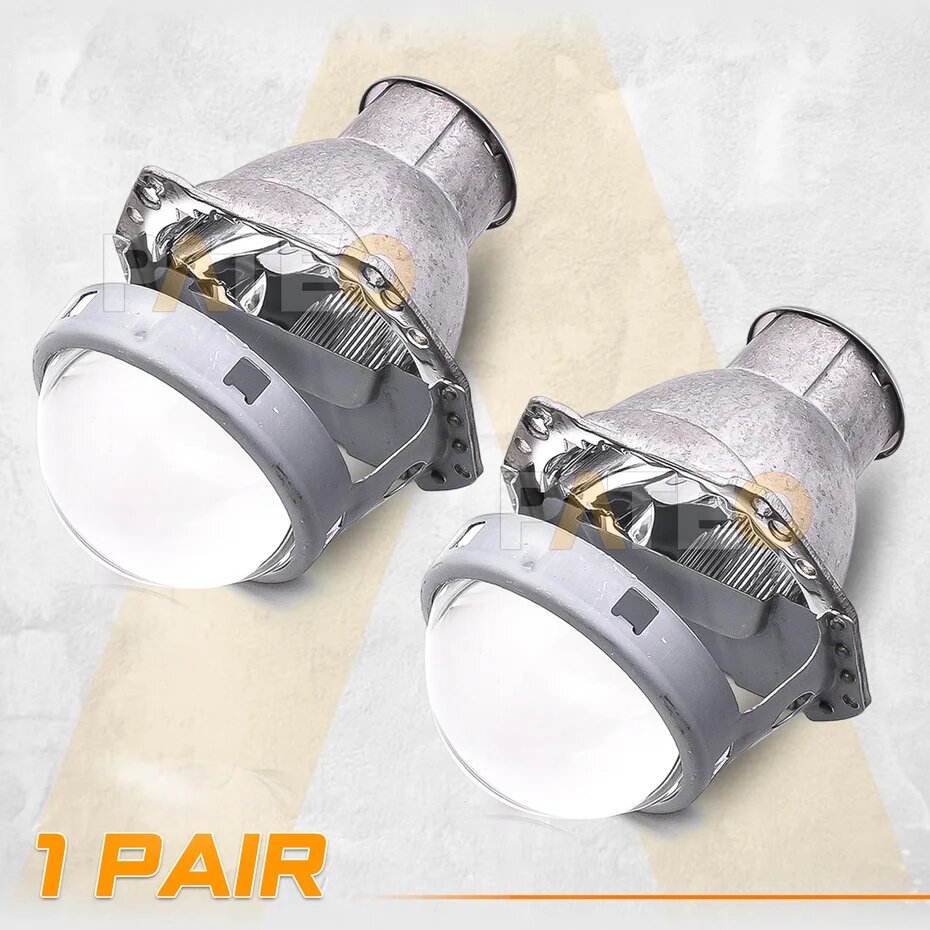 3 дюйма линзы для фар, проектора линзы фары H7 D2S для Hella 3R G5, комплект для модернизации, одиночные ксеноновые лампы ближнего света, лампы головного света, аксессуары для автомобильных фар, тюнинг авто 1 Pair(2 pieces)