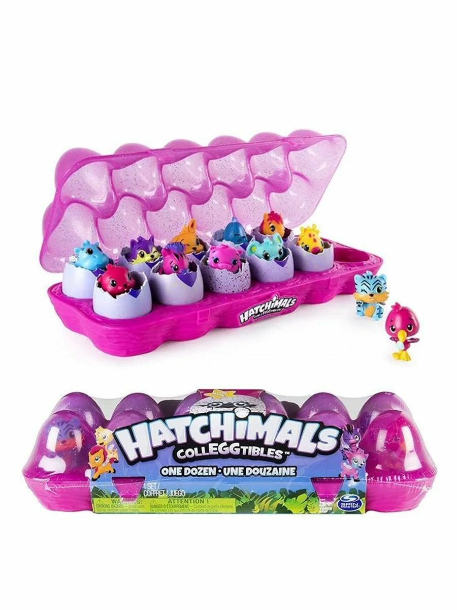 Яйца Hatchimals Hatch Magic Eggs CollEGGtibles в упаковке по 12 штук