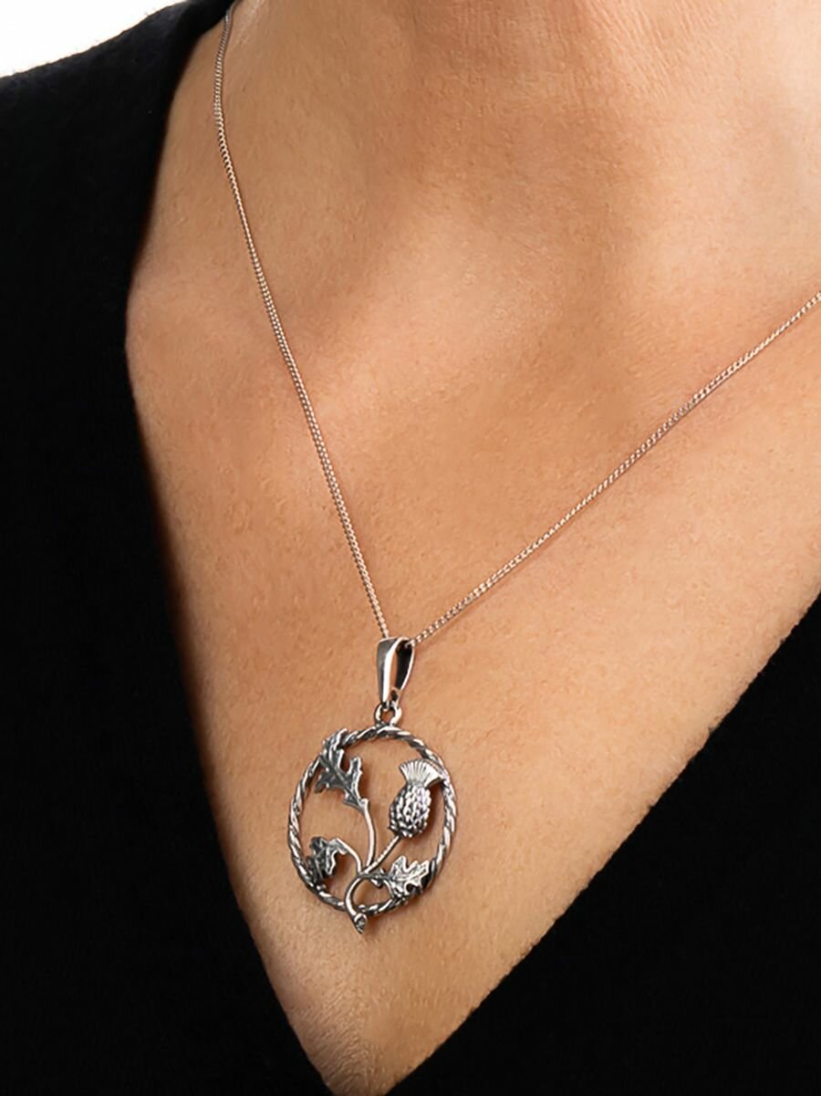 Подвеска, серебро, 925 проба, родирование