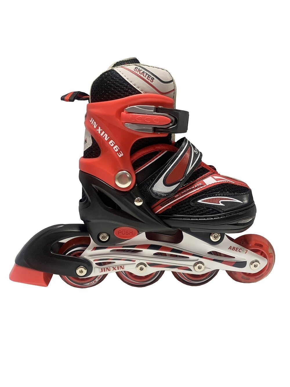 Ролики (красные) (28-32р) JX In-Line Skate