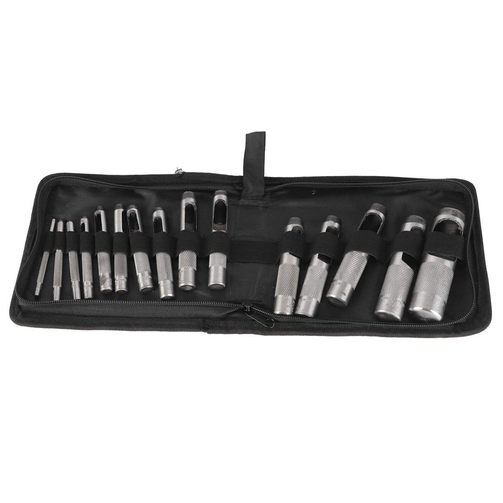 15шт кожаных перфораторов 3-25 мм, углеродистая сталь