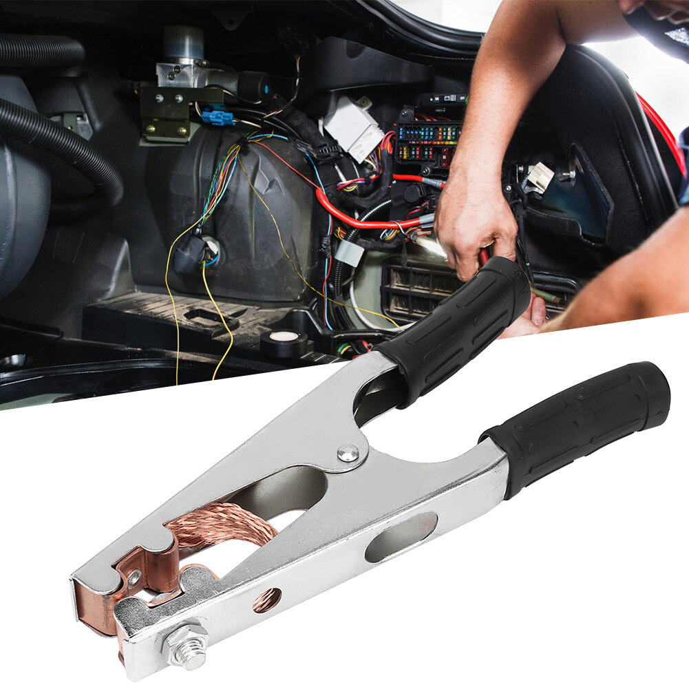 Клепка для заземления сварочной машины 800A из латуня с никелевым покрытием, кабельная зажимная клепка для сварки