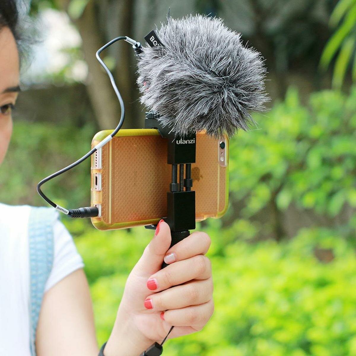 BOYA BY-MM1 Видеозапись Микрофон для DSLR Камеры Смартфон Osmo Pocket Youtube Vlogging Микрофон для iPhone Android DSLR